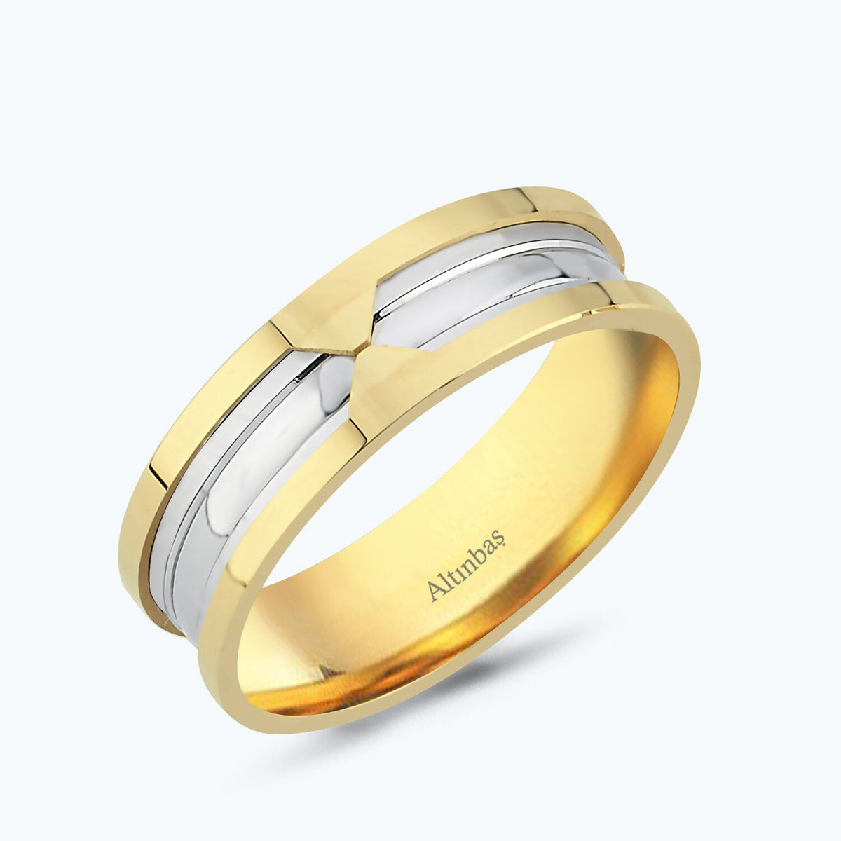 Herren Gold Trauring AL0501-M | Altınbaş