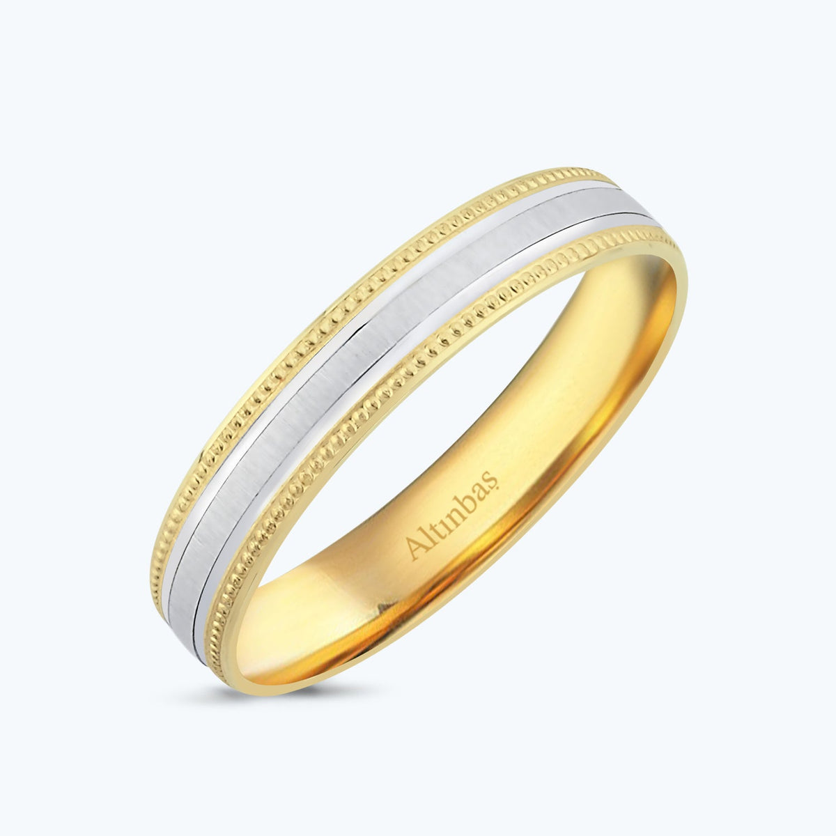 Herren Gold Trauring D051-M | Altınbaş