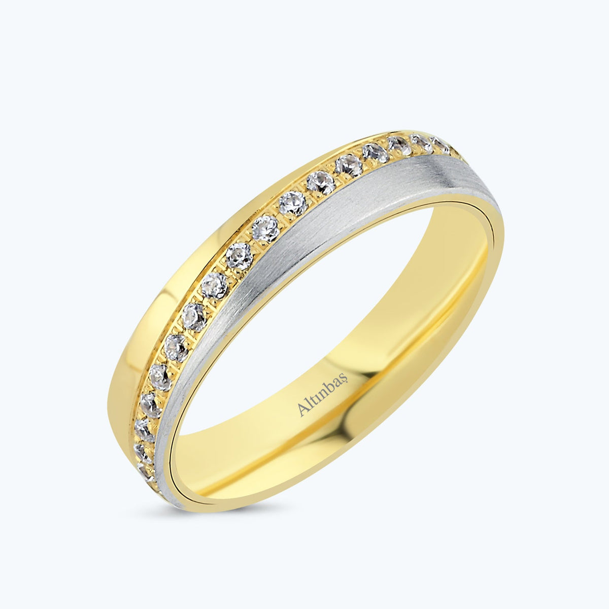 Damen Gold Trauring D070-W | Altınbaş