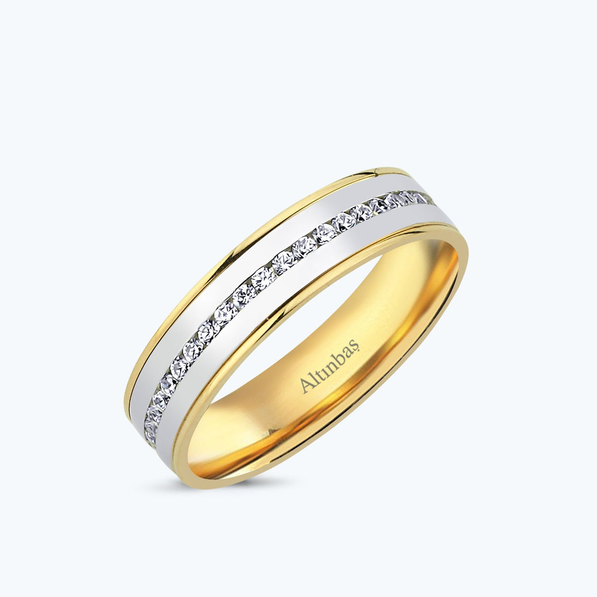 Damen Gold Trauring E0889-W | Altınbaş